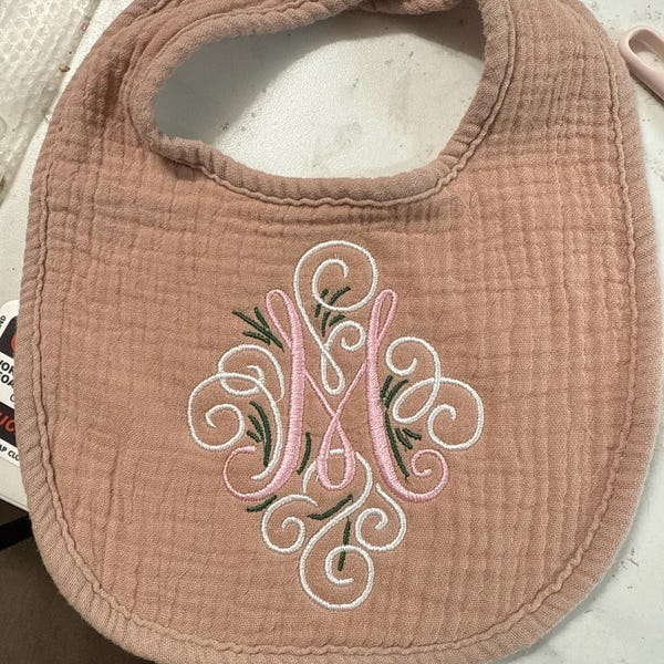 Adorn Embroidery Monogram Set 3″ 4″ - 11 Formats: Bx Dst Exp Hus Jef ...