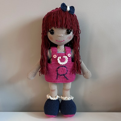 PATTERN BUNDLE Crochet Rainbow Ruby Doll Pattern Teddy Bear Choco ...