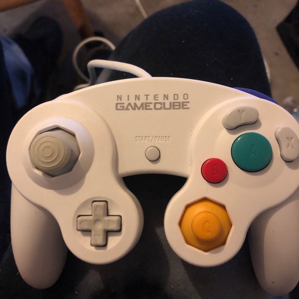 Authentic Official Nintendo Gamecube Controller - White - Tight Stick ...