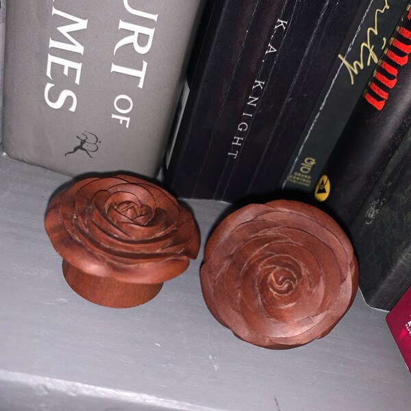 Small Spiral Faux Gauges BONE by Crown Republic | Hand Carved Fake ...