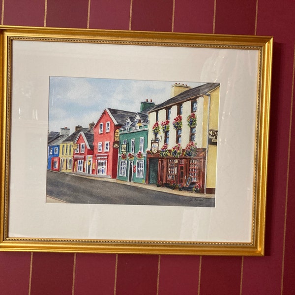 Dingle Ireland Painting Print, Dingle Print, Ireland Painting, Ireland ...
