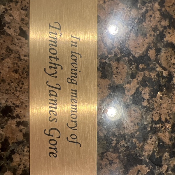 ADD TEXT to GOLD Personalised Custom Made Signs in Small to Large Sizes ...