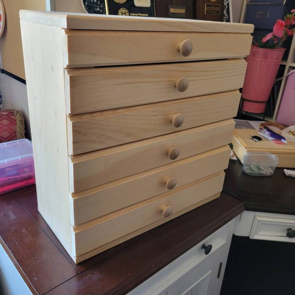 Floss Cross Stitch Cabinet 5 Drawer Unit. One of a Kind Special - Etsy