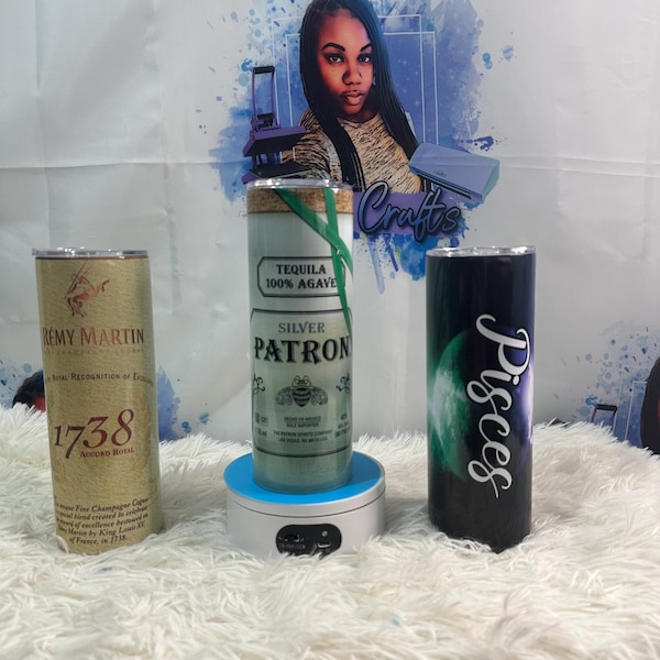 PATRON PNG Tumbler Wrap | 20oz Skinny | Instant Download - Etsy