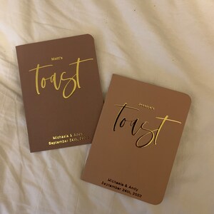 Wedding Toast Books for Your Maid of Honor and Best Man, Speech, Pocket ...