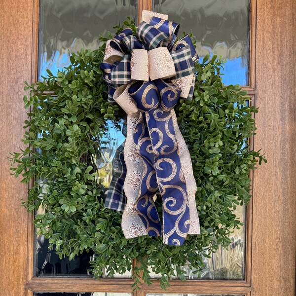 Peacock Tree Topper, Six 48 Inch Streamers, Extra Large Peacock Bow ...