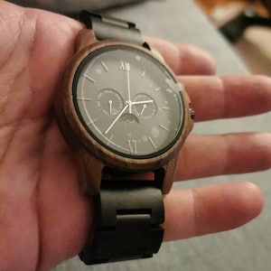 Men's Wood Watch, Engraved Watch, Anniversary Gift for Him ...