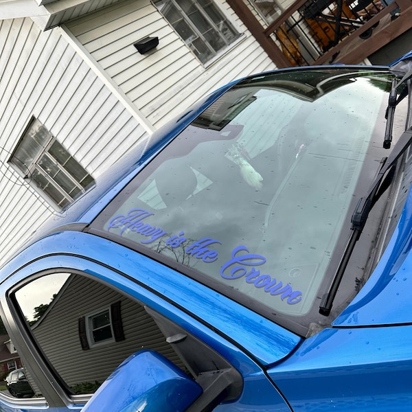 Custom Window Vinyl Pillar (side Windshield) Banner Decal / Sticker ...