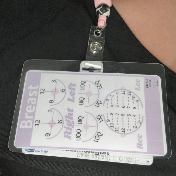 Diagnostic Mammo Reference Card | Gift for MAMMO X-RAY Students ...