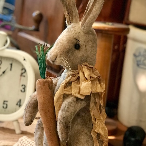 Stand up Rabbit Pattern - DIGITAL PDF Pattern by Dru Ann of Cinnamon ...