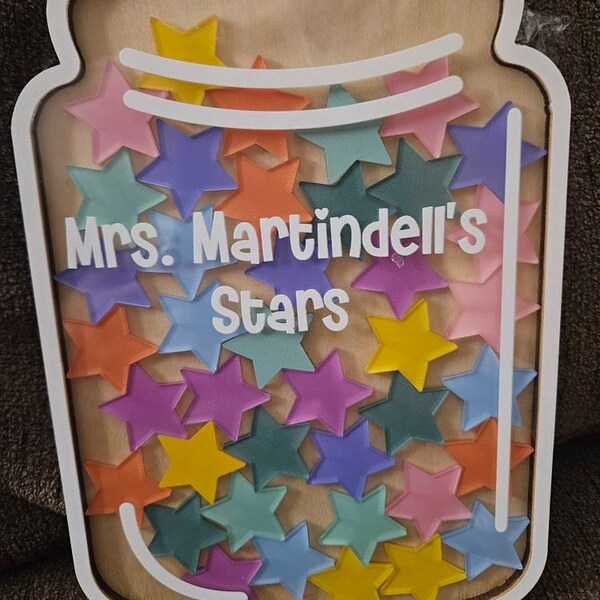 Custom Magnetic Reward Jar Classroom Behavior, Personalized Emotion ...