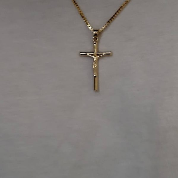 Double Cuban Link Chain 14K Yellow Real Gold 3mm 3.7mm 4.5mm Thick ...