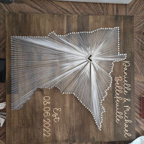 Haiti String Art, Haiti Decor, Haiti Nail Art, Rustic Decor, Custom ...