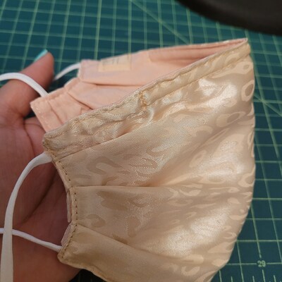 Sahara Metallic Reversible Face Masks Metallic Leopard Face Masks Nose ...