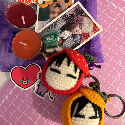 BTS Yoongi Tangerine Keychain With Charm - Etsy UK