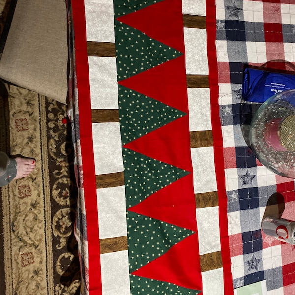 Christmas Tree Lane Table Runner Pattern PDF Version, Cuddle Cat ...