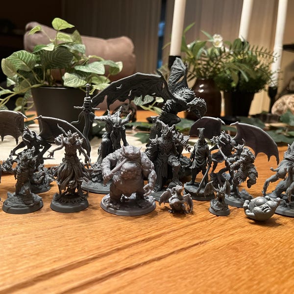 Hell Hound 3 Versions/ DND/ Unpainted - Etsy