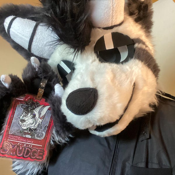 Custom Furry Fursona Badge Furry Badge Commissions Fursona Fursuit ...