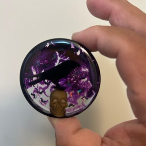 Miniature Raven 1:12 Scale Mini Black Birds Sized for Horror Diorama ...