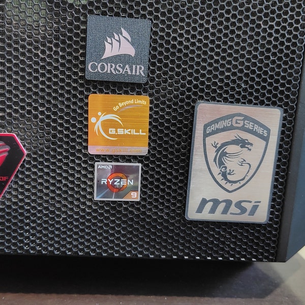 Corsair Logo Label Decal Case Sticker Badge 519b - Etsy