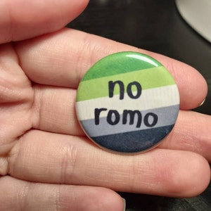 No Romo Aro Pride Button Pin - Etsy