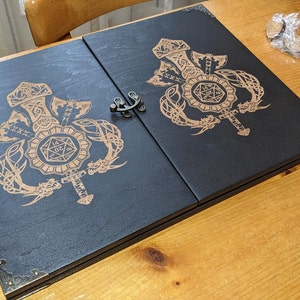 Dm Screen Dnd Dungeon Master Screen Magnetic Wood Custom Dm - Etsy