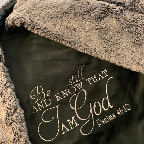 Psalm 46:10 Embroidery Design Be Still and Know That I Am God Machine ...