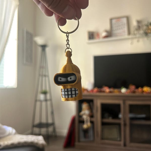 Futurama Bender Zoidberg Keychain - Etsy