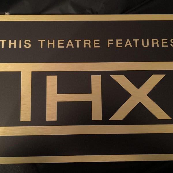 THX | Home Theatre Signs | Signage | Cinema Decor - Etsy
