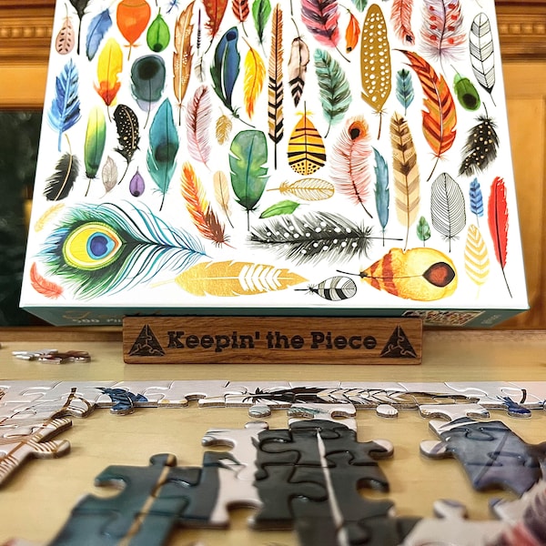 Personalized Wooden Jigsaw Puzzle Box Top Stand (universal Fit) - Etsy