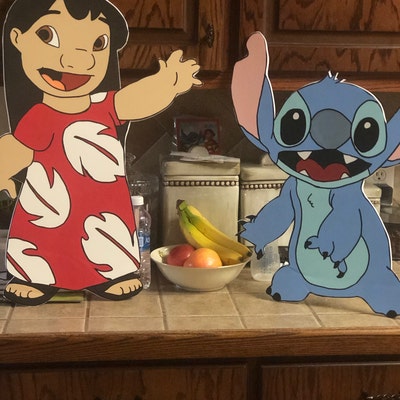 Lilo and Stitch Party Prop Cut Out 2 Ft Tall Character Standee Tabletop ...