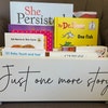 Just One More Story Book Bin Book Storage Books Toy Storage Bookcase ...