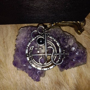 Celtic Pagan Morrigan Flying Crow Raven W Pentacle Dblsided W | Etsy