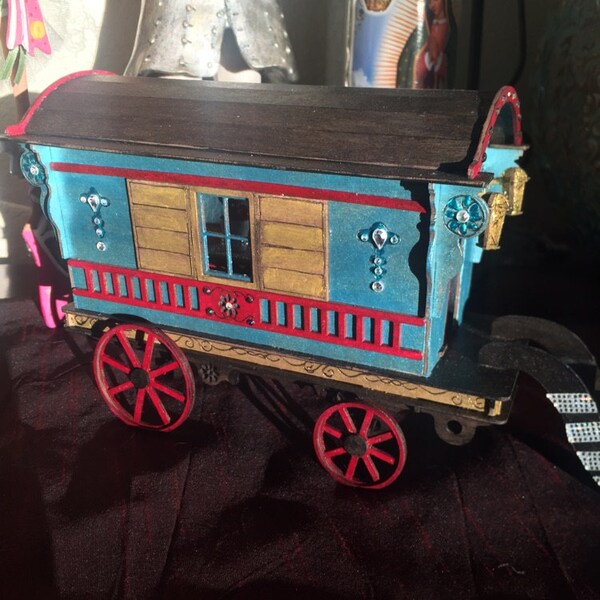 Gypsy Caravan Kit- Build Your Own- Vardo Wagon- Mini - Ships From USA ...