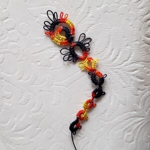 Tatted Fan Visual E-pattern and Tutoriallacetatting Frivole | Etsy