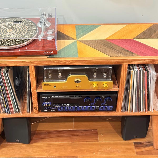 The Watchtower Record Cabinet (double) | Record Storage Cabinet | Vinyl ...