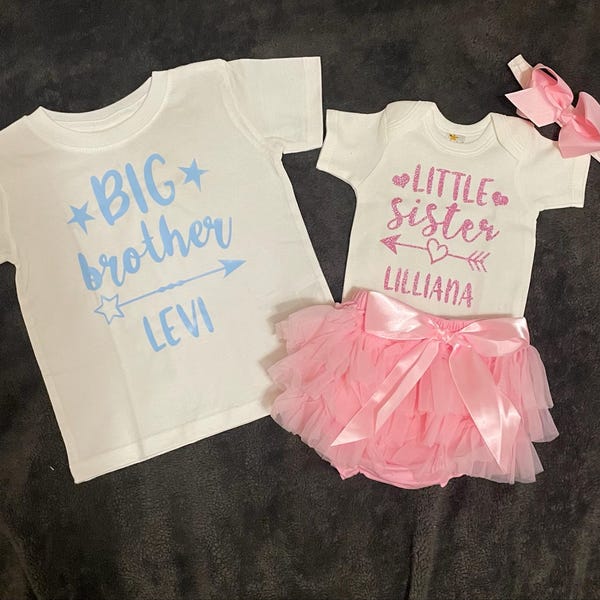 Newborn Baby Girl Name Outfit, Custom Baby Shower Gift, Personalized ...