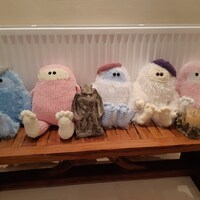 Yeti and Sasquatch Knitting Pattern - Etsy UK