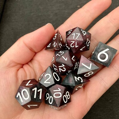 Single Custom Dice Night Stand/end Table Handmade Dice Made From IKEA ...