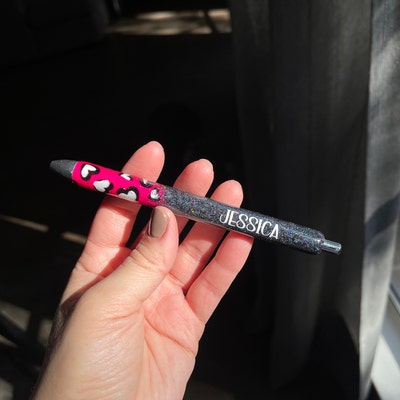 RSVP Personalized Glitter Ball Point Pen - Etsy