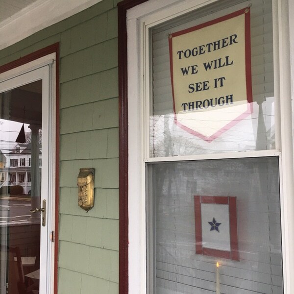 Stained Glass Blue Star Service Flag Patriotic - Etsy