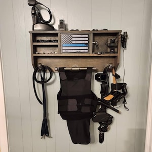 Wall Mounted Duty and Tactical Gear Rack Small - Etsy
