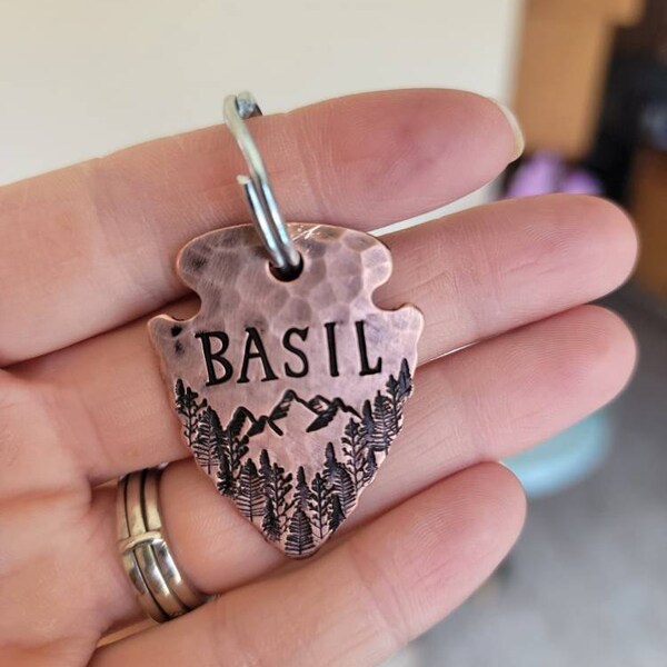 Mini Dog Tag for Dogs, the Bean, Dog Tag, Kidney Bean, Personalized ...