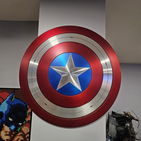 US Agent Shield - John Walker Cosplay - Custom Metal Captain America ...