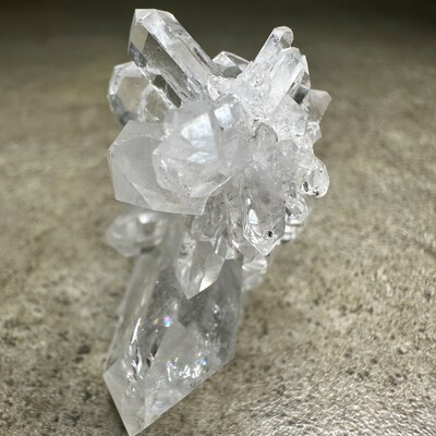 Natural Iridescent Anandalite Quartz: LGC Large Cabinet Size 5in/429g ...