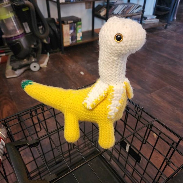 Bananasaurus Dinosaur NO SEW Crochet Pattern - Etsy