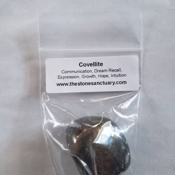 Covellite Tumbled Stones | Peruvian Covelline | Polished Covellite ...