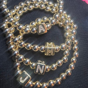 Initial Letter Screw Lock Clasp Alphabet Letters Carabiner Gold Lock ...