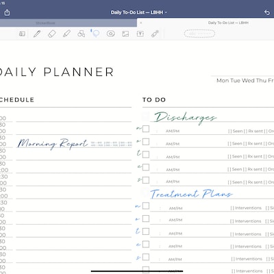 Minimalist Daily Planner Printable, Daily to Do List for Work/home ...