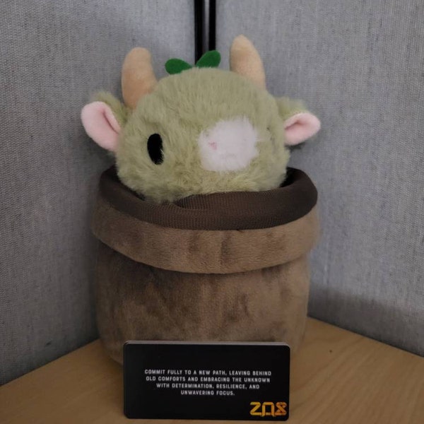 Sprout Cow Plushie - Etsy
